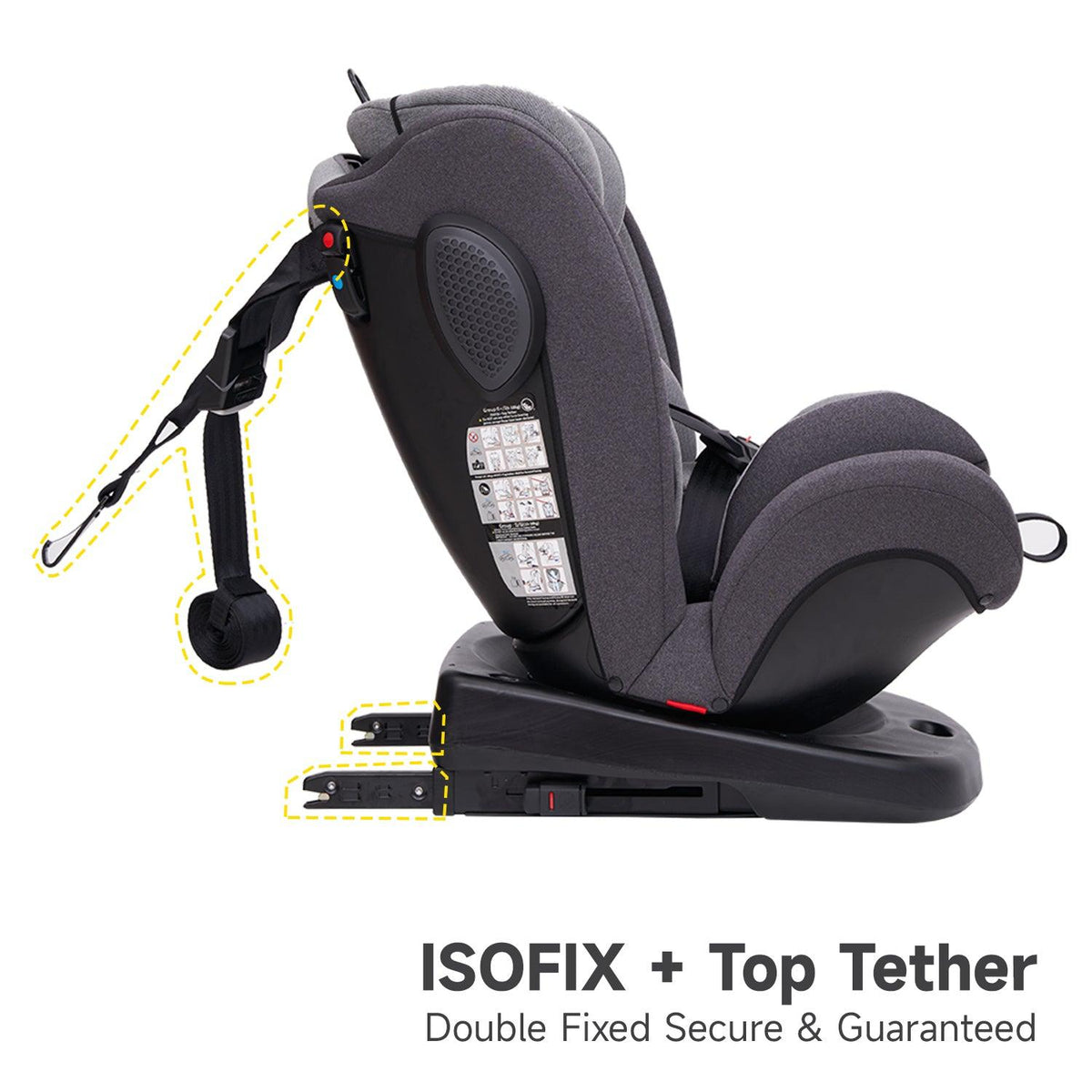 Jovikids Angela ISOFIX Rotating Car Seat 360° for Baby, Toddler & Kids